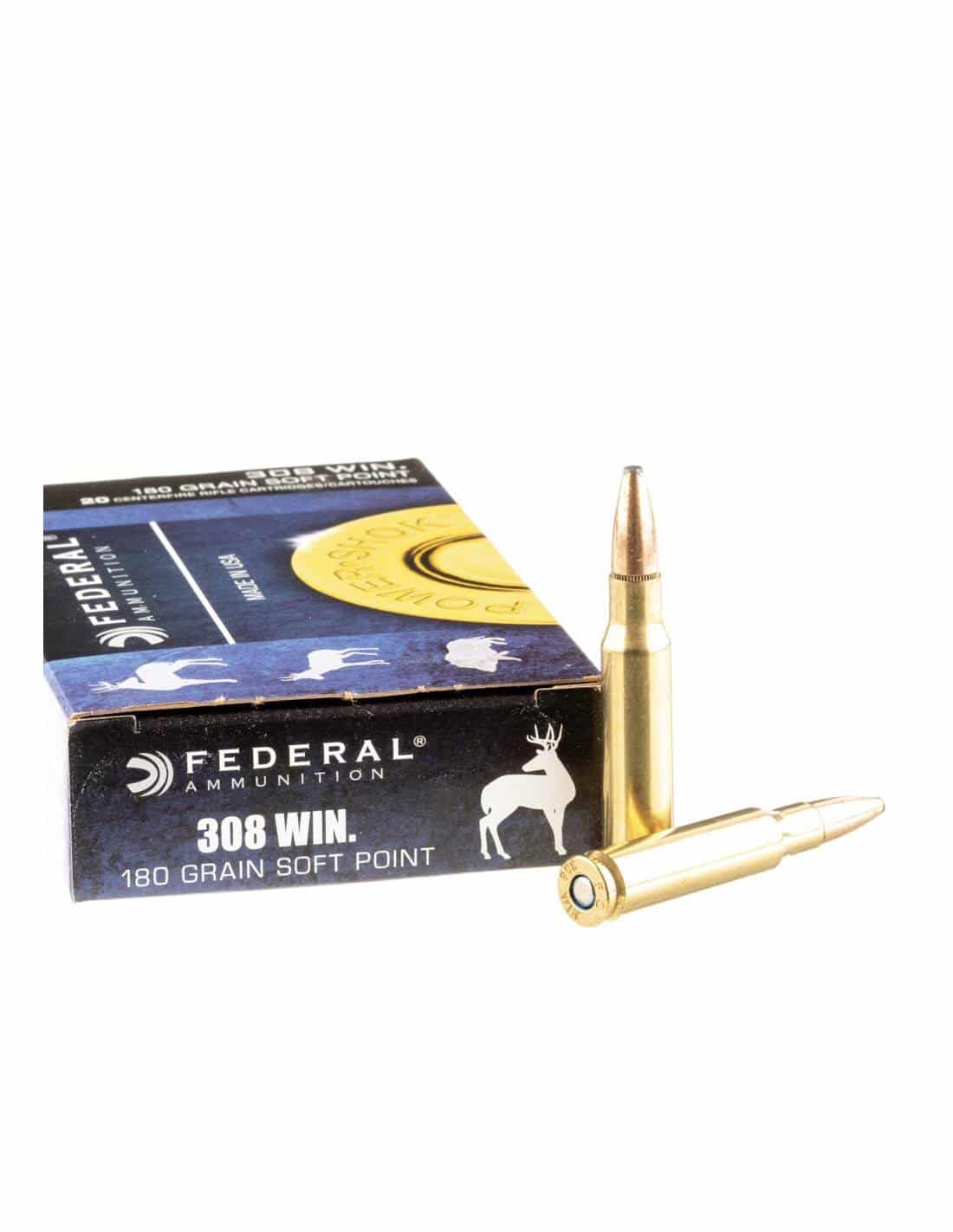 Federal Power-Shok Jacketed Soft Point Cal. 308 Win 180gr