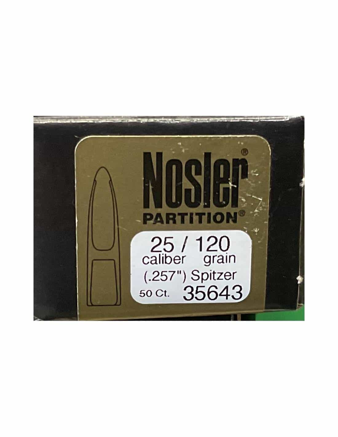 NOSLER Partition .257" 120gr SP 35643